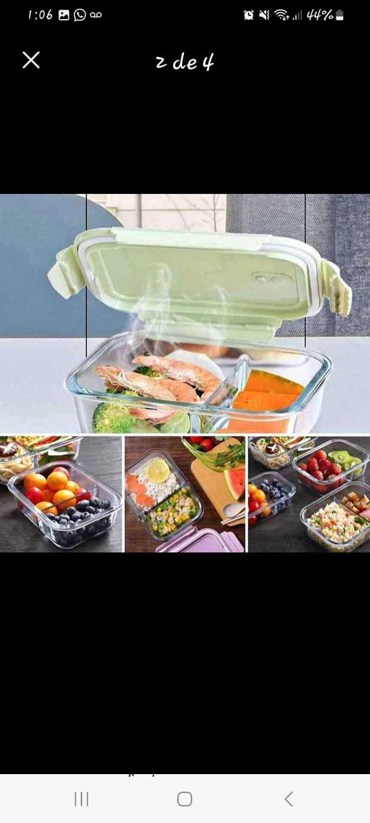 Taper de vidrio 2 divisiones – Innova tu Kasa